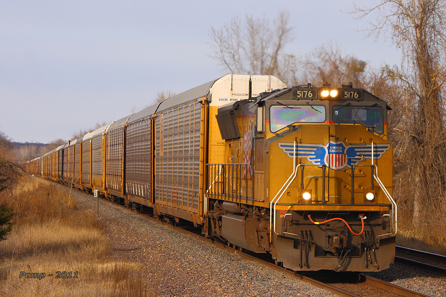 Eastbound UP Auto Train